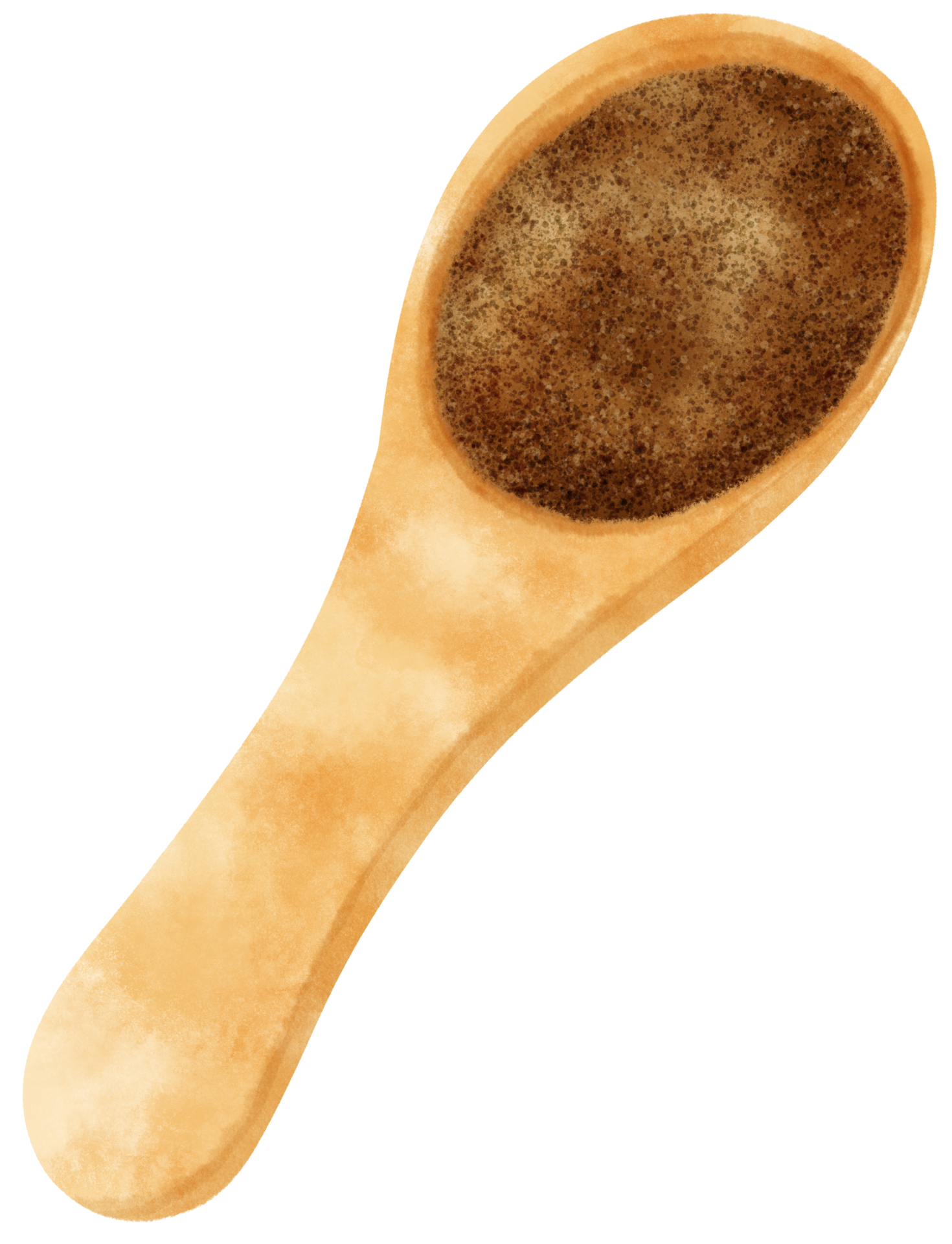 watercolor cocoa powder in wooden spoon 9660755 PNG watercolor cocoa powder in wooden spoon 9660755 PNG