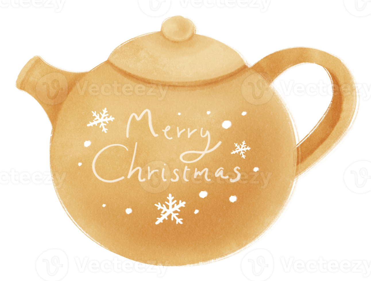 Tea Pot Illustrations Watercolor Styles 9661550 Png