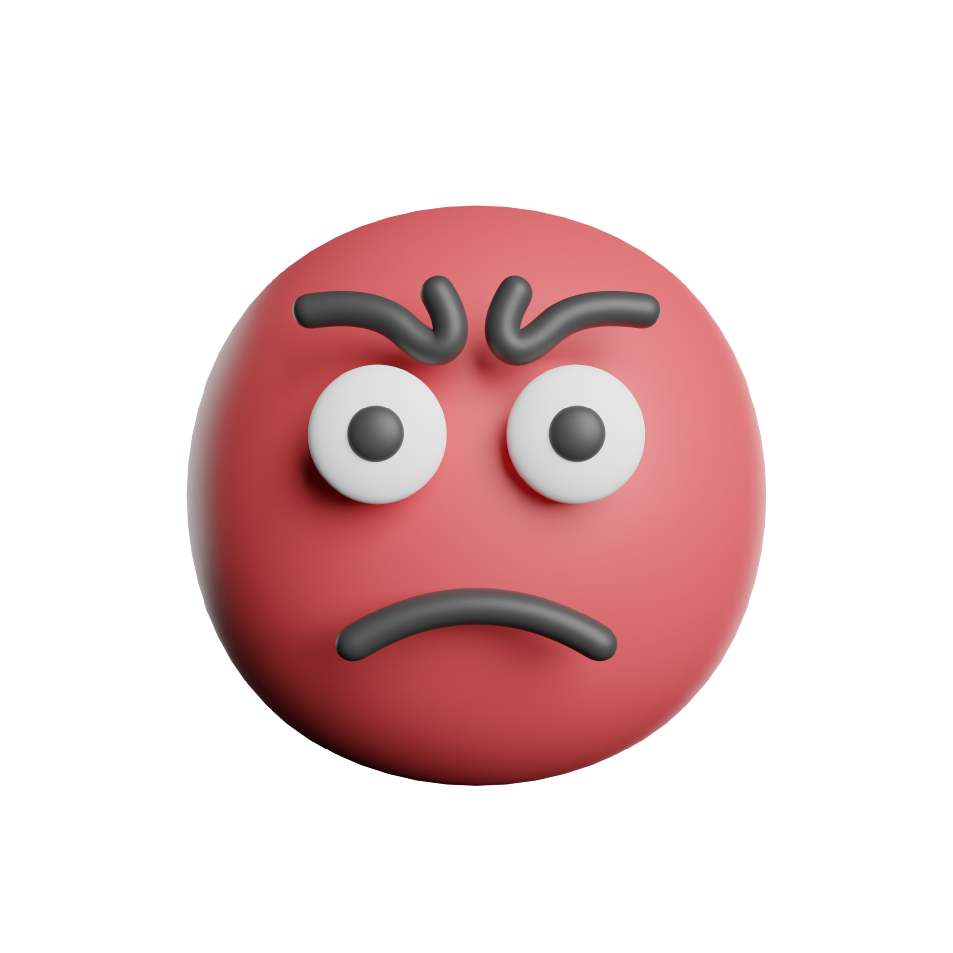 Angry Mad Emoji Emoticon Social Media Smiley Vector Image