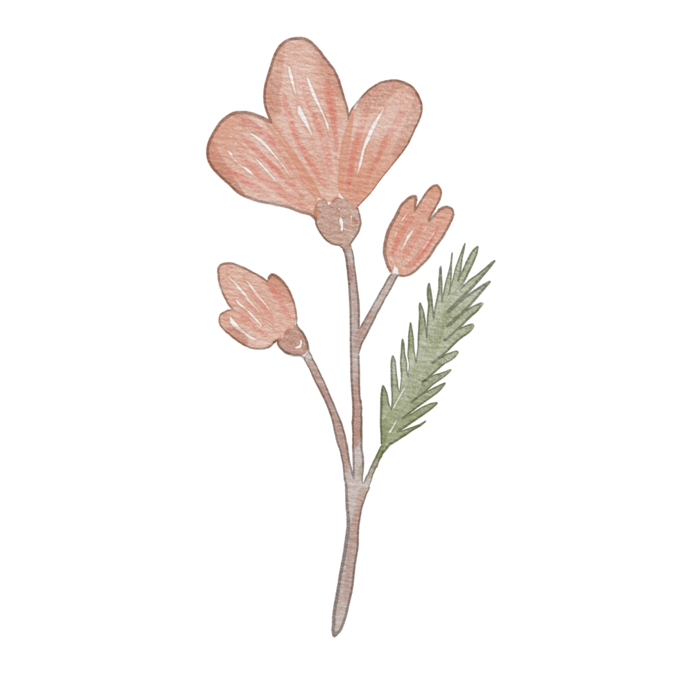 Flower Watercolor Element 9667926 Png