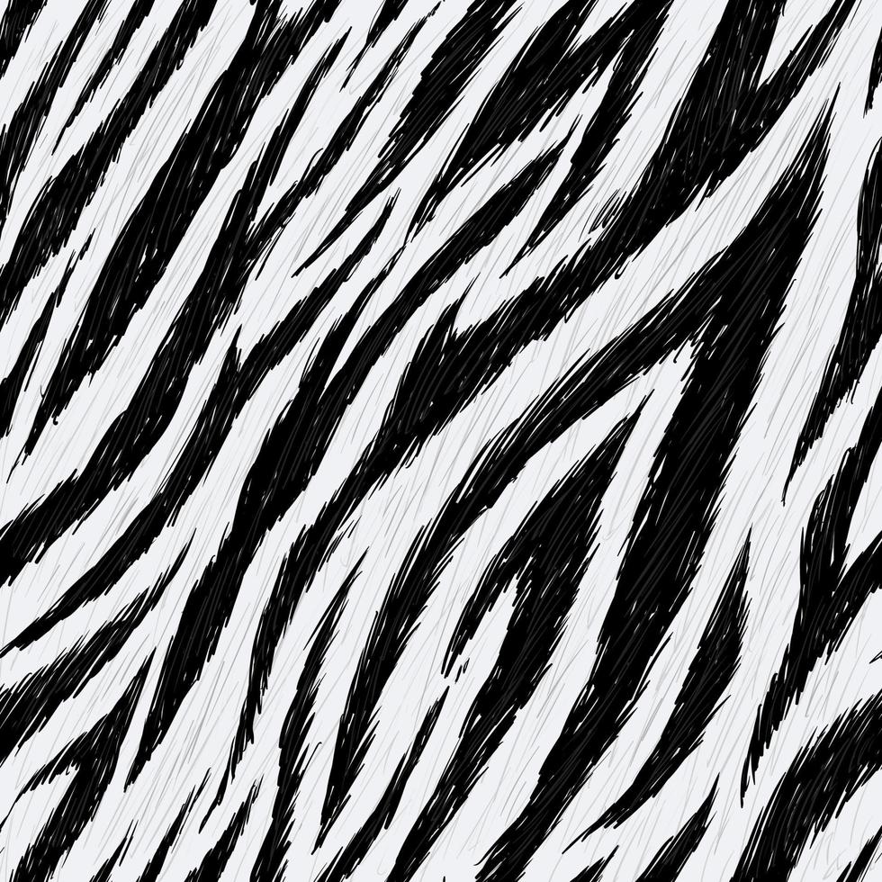 Hand drawn Seamless pattern of Zebra print, Detail skin of Zebra ...