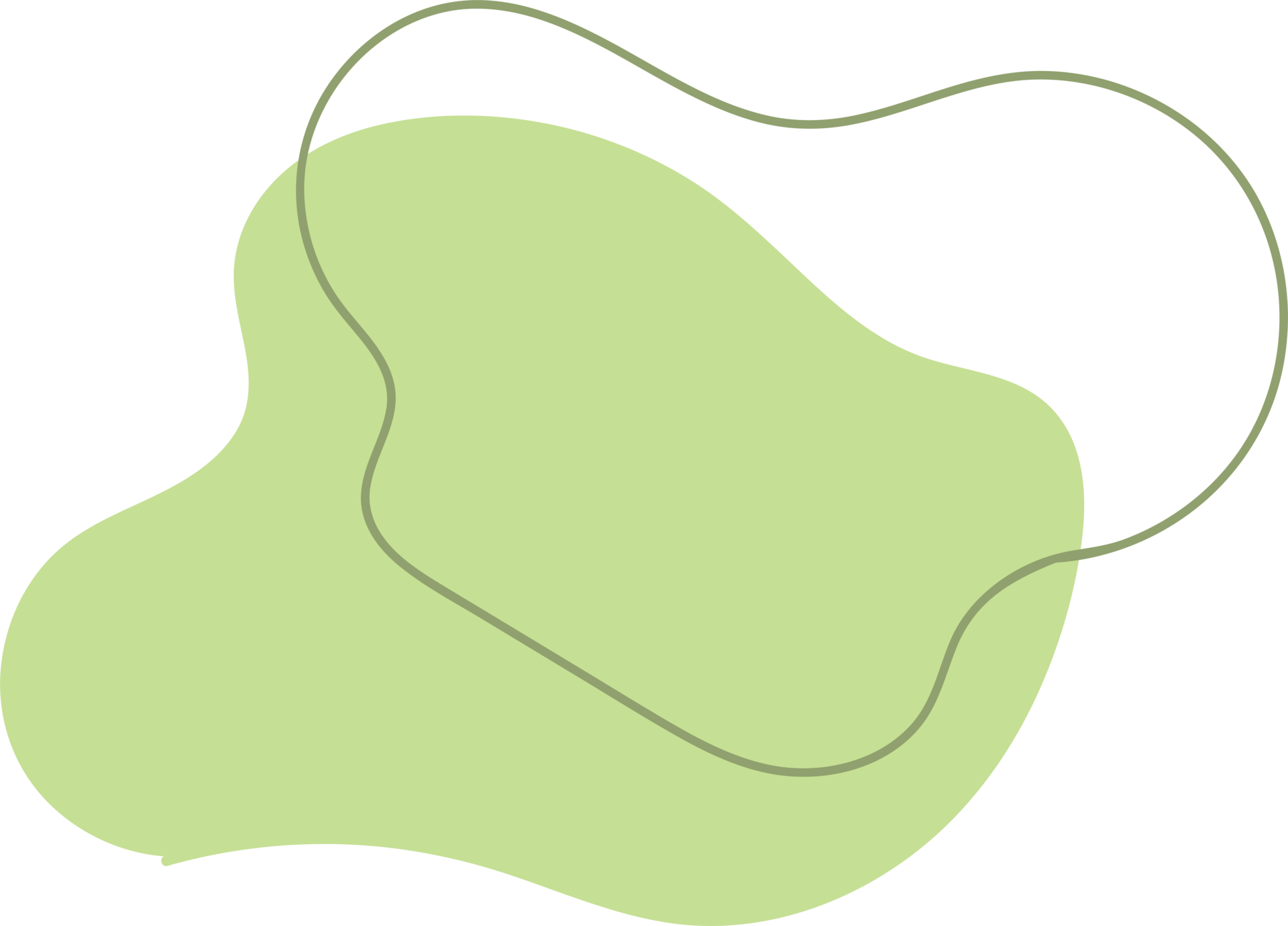 Organic Blob Shapes Hand Drawn Illustration 9668657 Png