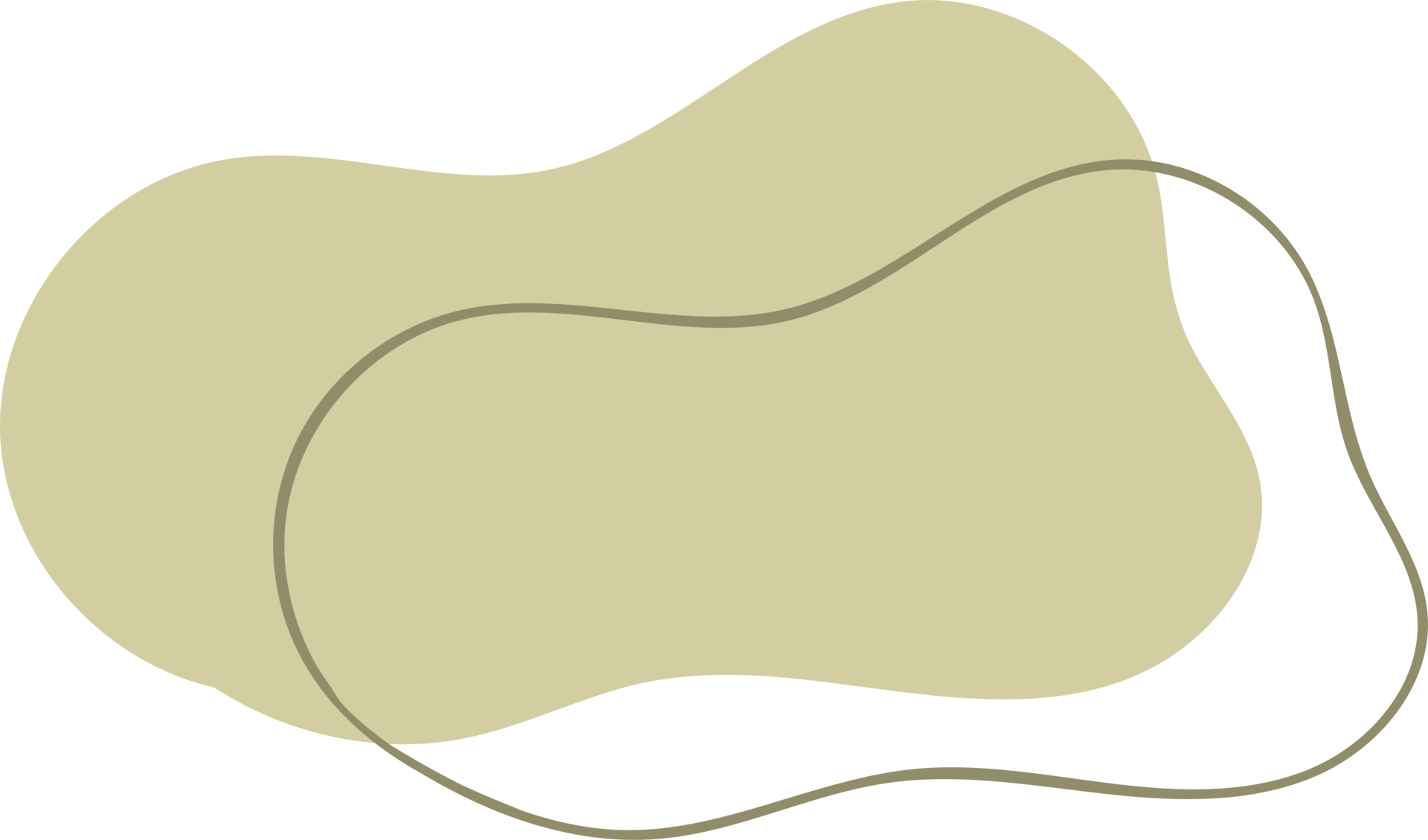 ilustración de dibujado a mano de formas orgánicas de blob 9668973 PNG