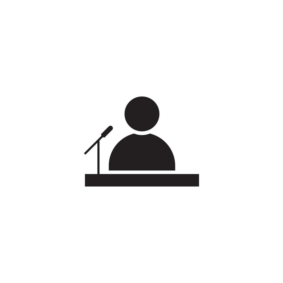Public speaker icon vector illustration design template 9670602 Vector ... Public speaker icon vector illustration design template 9670602 Vector ...