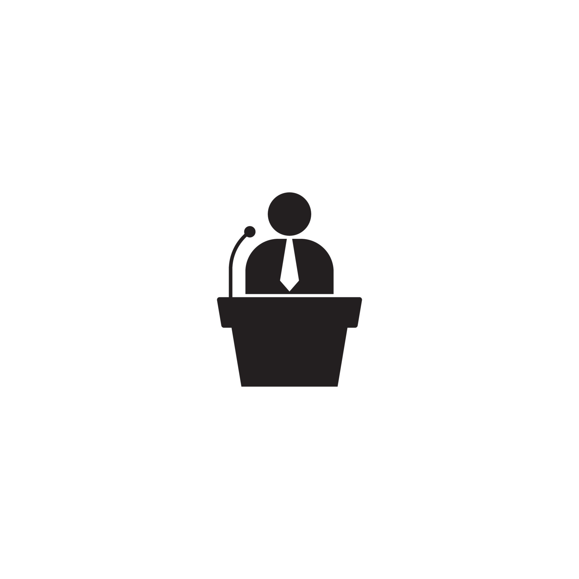 Public speaker icon vector illustration design template 9670859 Vector ... Public speaker icon vector illustration design template 9670859 Vector ...