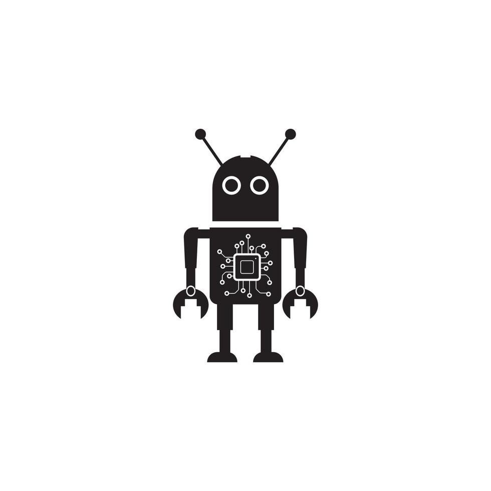 Robot icon vector illustration design template 9672355 Vector Art at ...