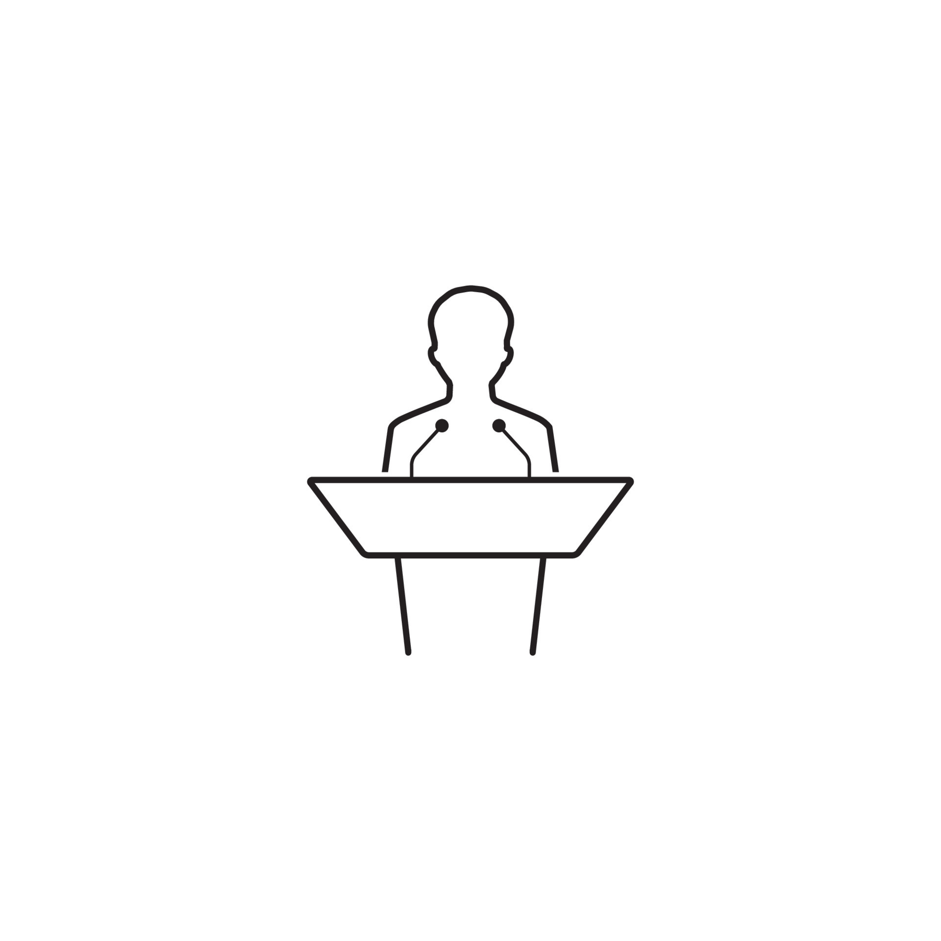 Public speaker icon vector illustration design template 9672636 Vector ... Public speaker icon vector illustration design template 9672636 Vector ...
