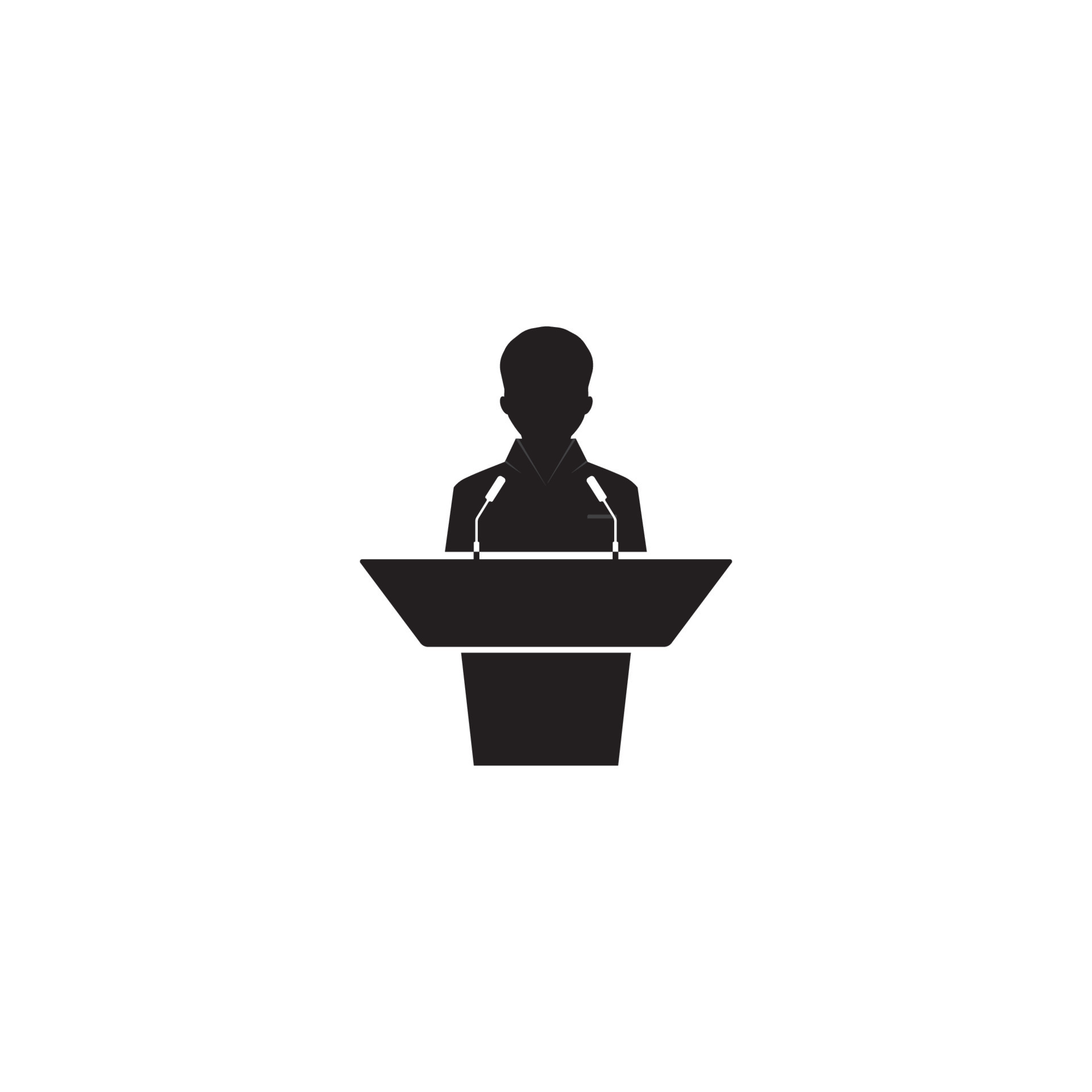 Public speaker icon vector illustration design template 9672893 Vector ... Public speaker icon vector illustration design template 9672893 Vector ...