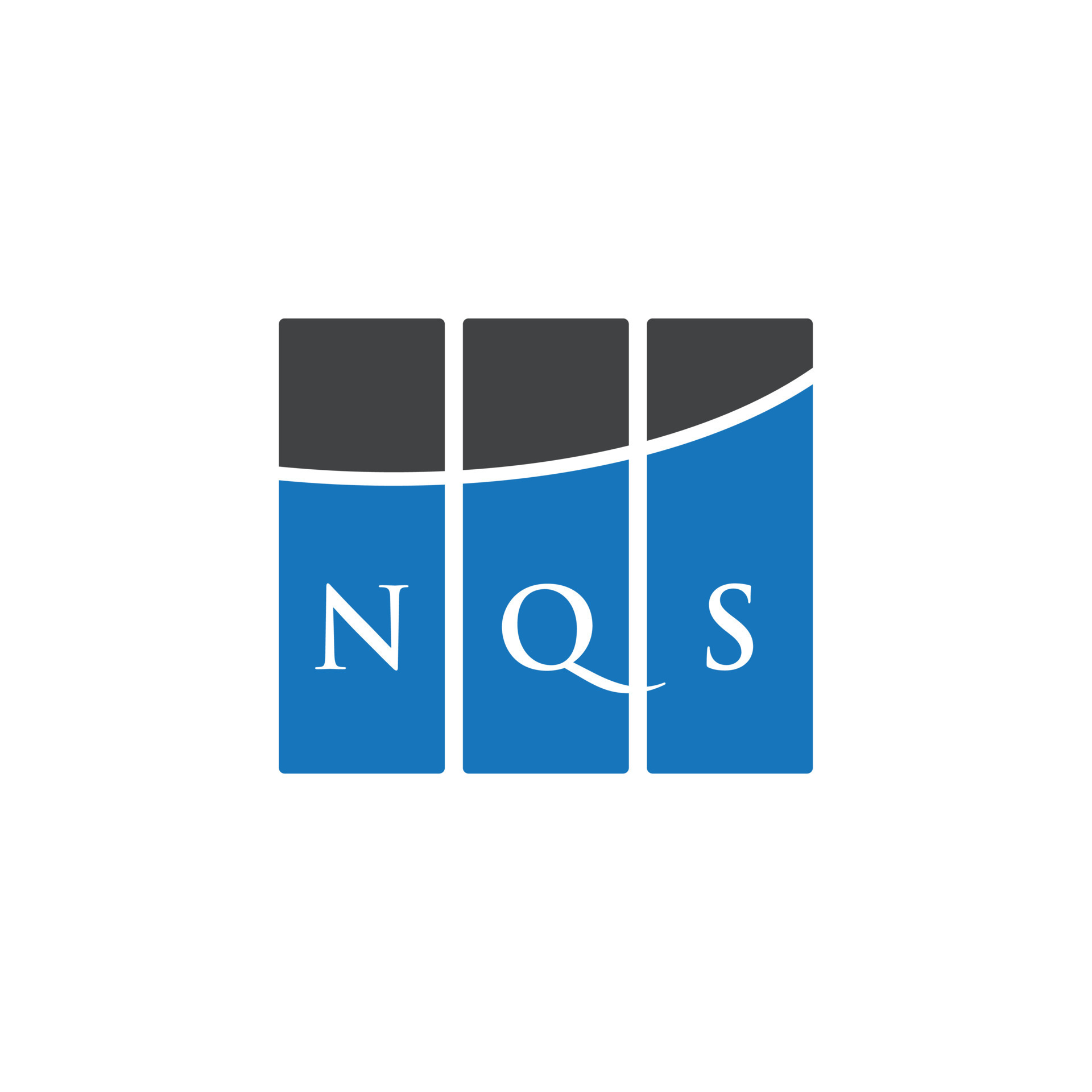 Nqs Letter Logo Design On White Background Nqs Creative Initials Letter Logo Concept Nqs