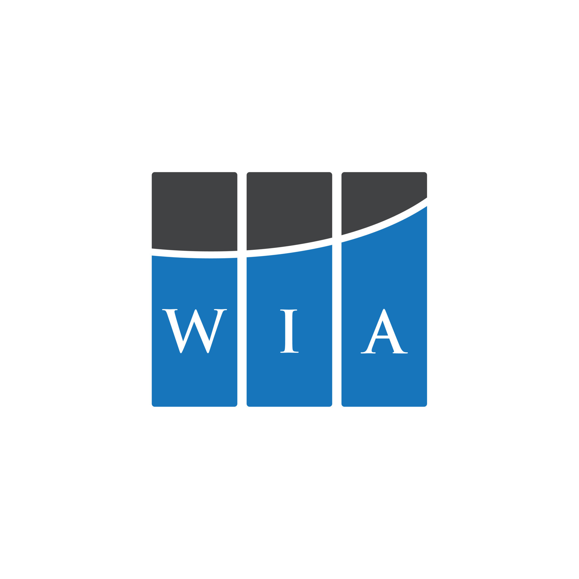 WIA letter logo design on WHITE background. WIA creative initials ... WIA letter logo design on WHITE background. WIA creative initials ...
