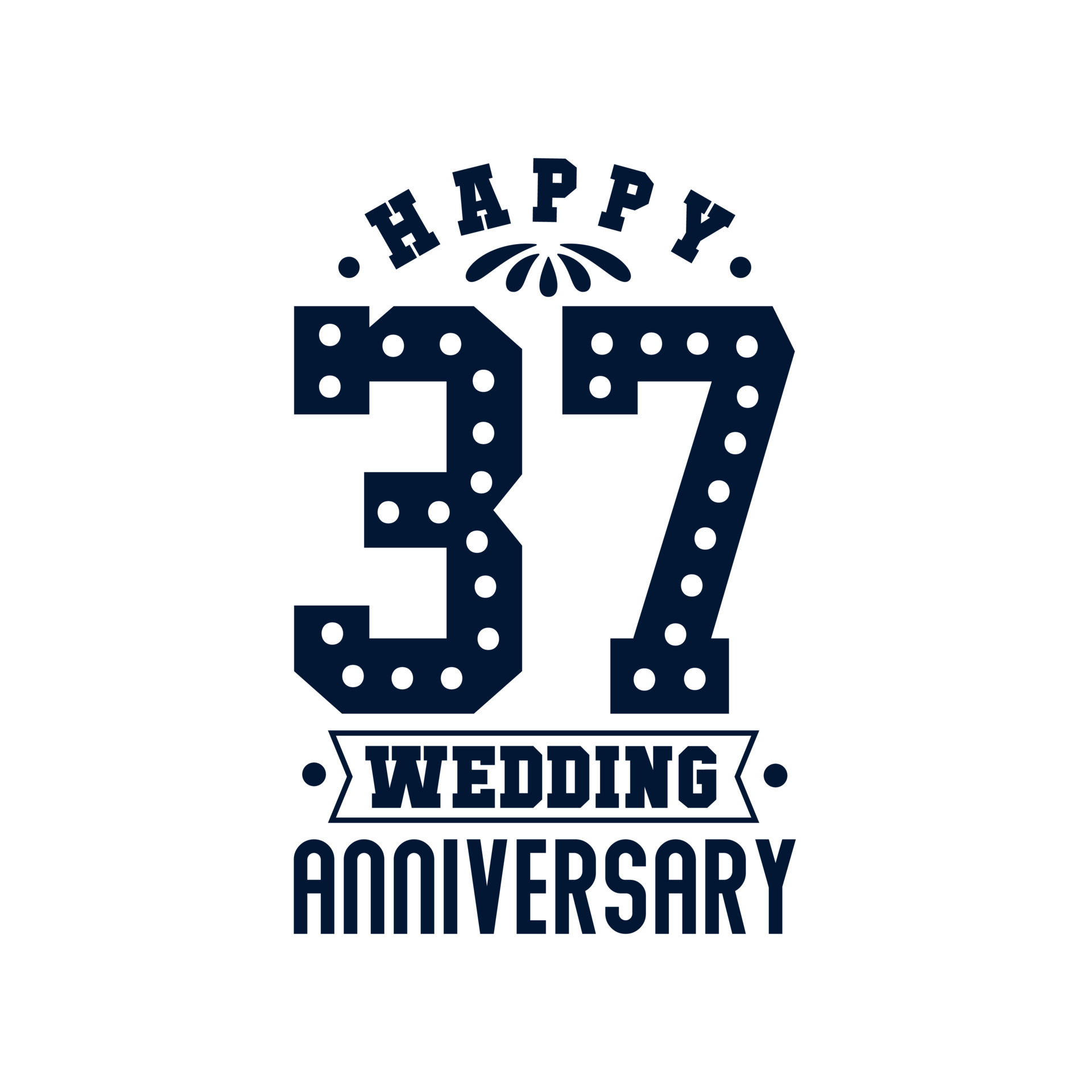 Happy 37th Wedding Anniversary Cake Topper SVG, 37th Anniversary Svg ... Happy 37th Wedding Anniversary Cake Topper SVG, 37th Anniversary Svg ...