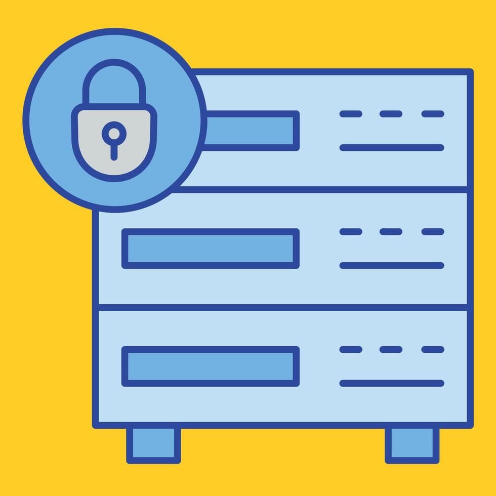 Server Lock Vector icon that can easily modify or edit 9678541 Vector ...