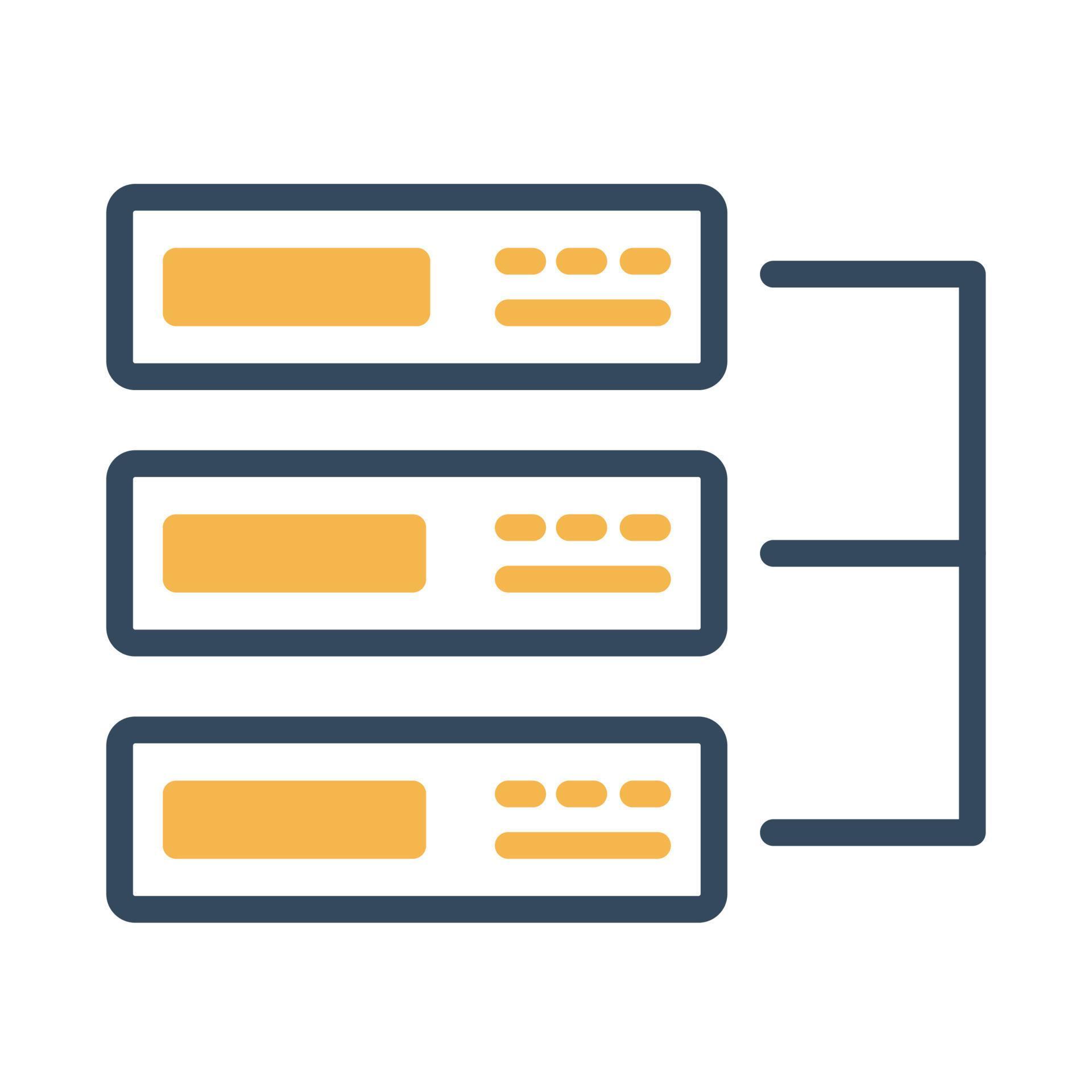 Server Network Vector Icon That Can Easily Modify Or Edit 9678634