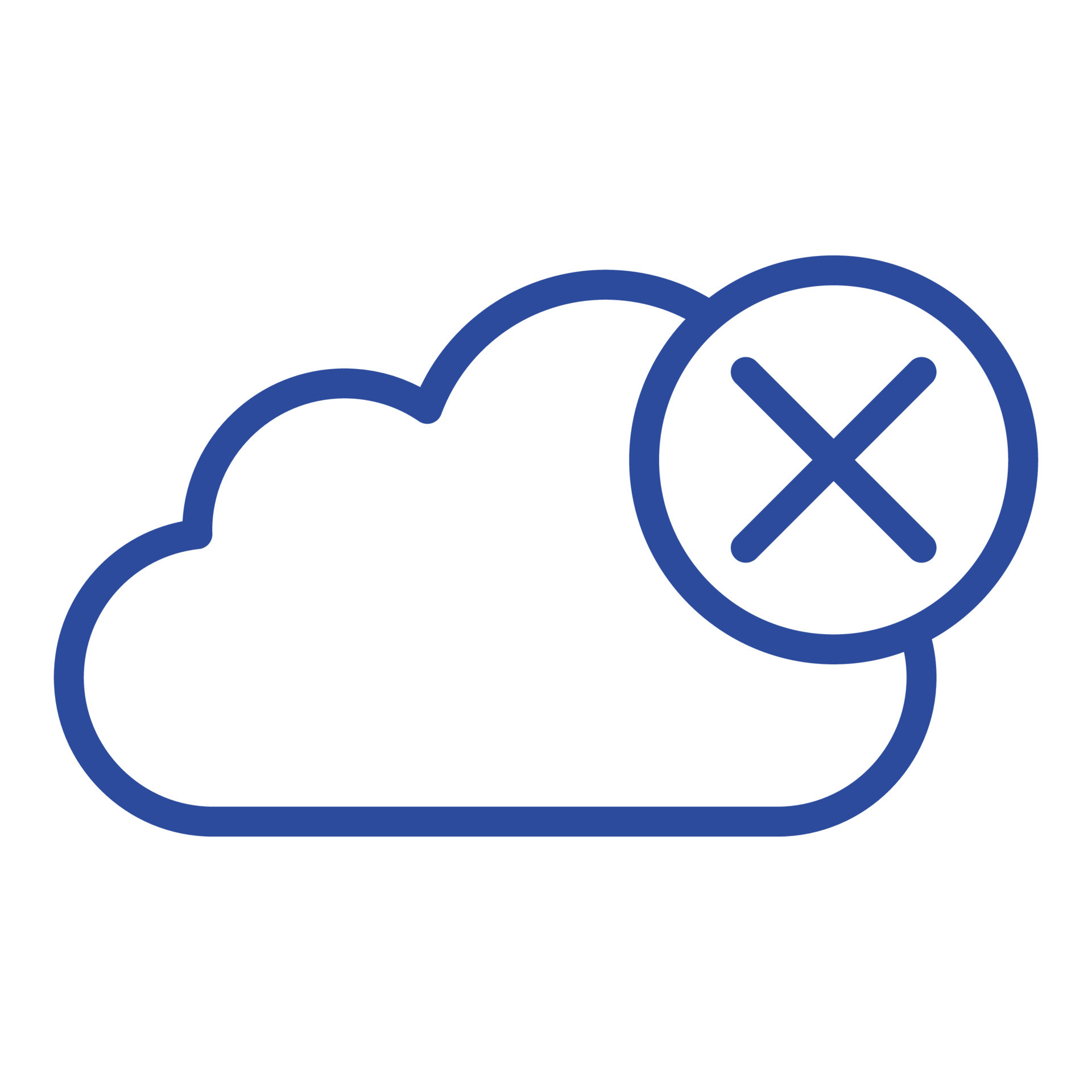 icono de vector de error en la nube que puede modificar o editar ...