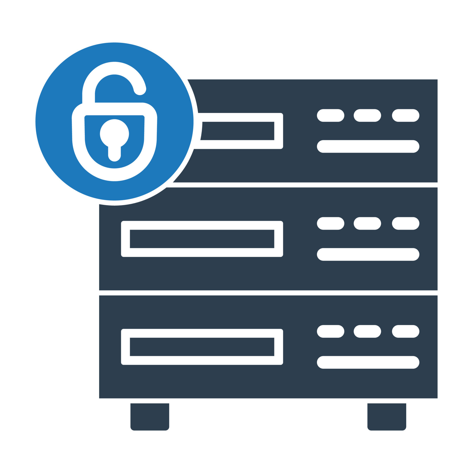 Server Unlock Vector Icon That Can Easily Modify Or Edit 9678705 Vector Art At Vecteezy