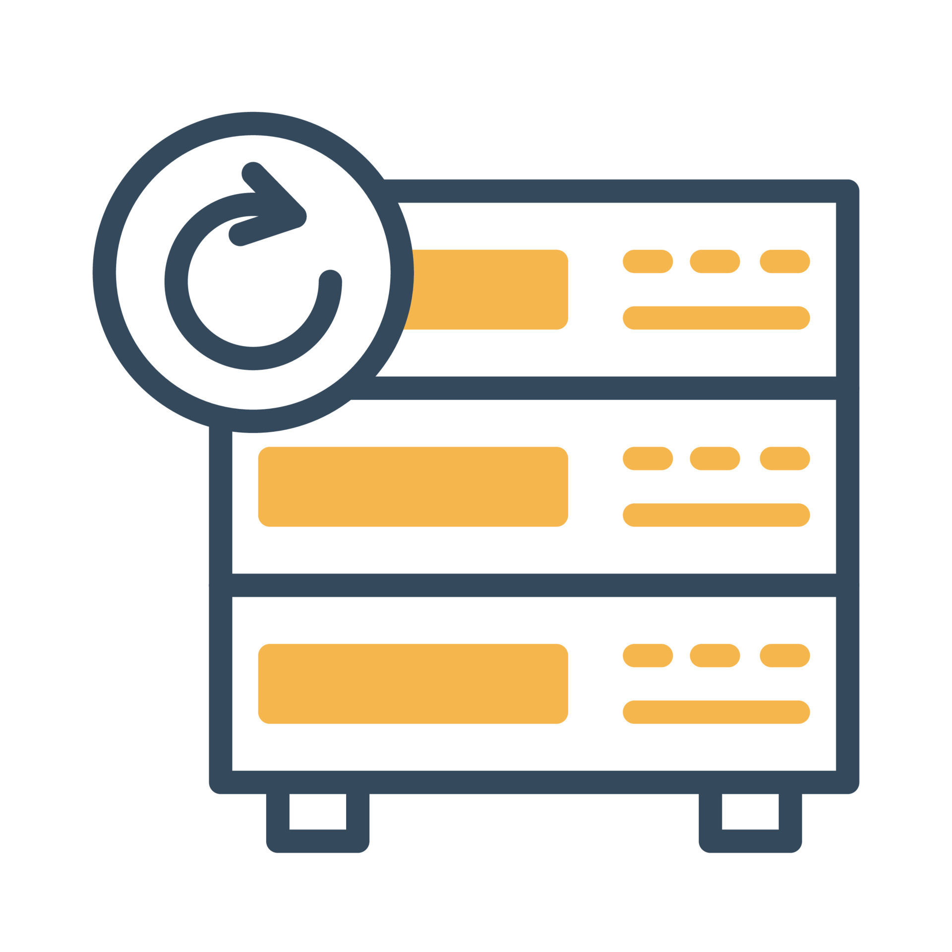Server Backup Vector Icon That Can Easily Modify Or Edit 9678786 Vector