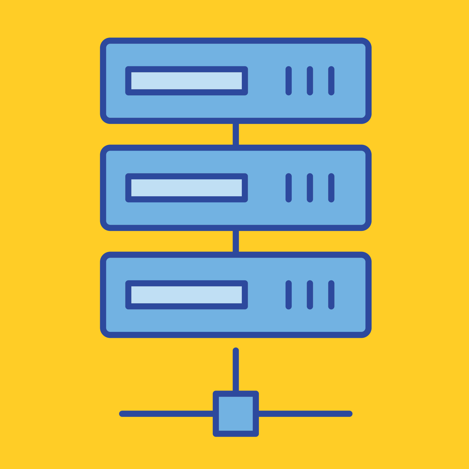Server Vector Icon That Can Easily Modify Or Edit 9678791 Vector Art At