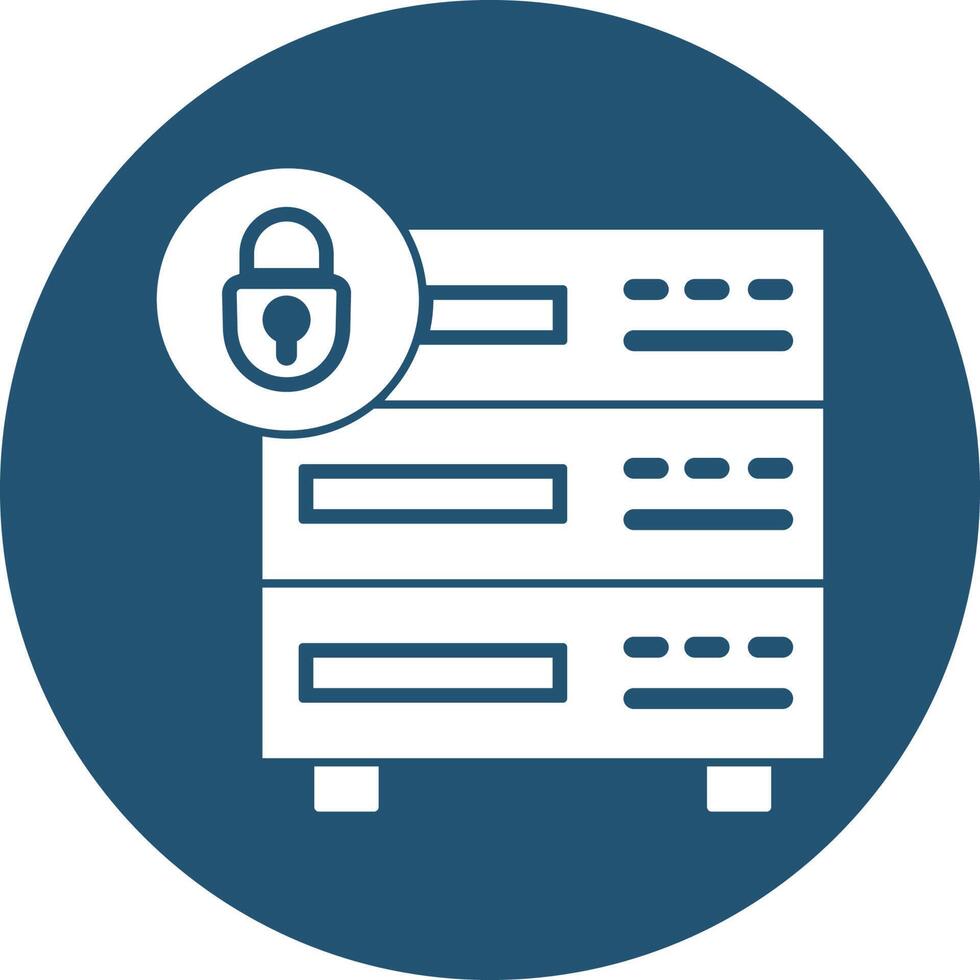 icono de vector de bloqueo de servidor que puede modificar o editar ...