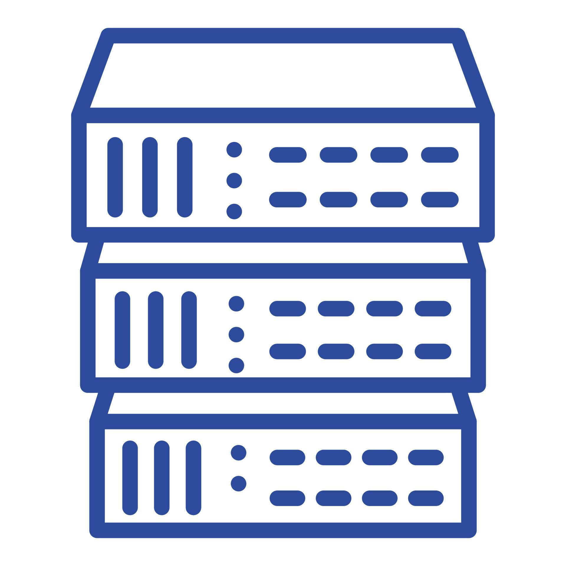 Database Server Vector Icon That Can Easily Modify Or Edit 9678809
