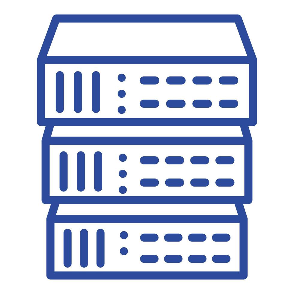 Database Server Vector Icon That Can Easily Modify Or Edit 9678809