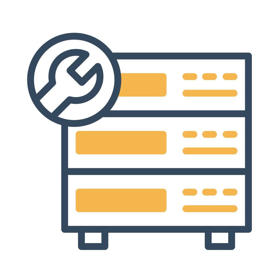 Server Setting Vector Icon That Can Easily Modify Or Edit 9678968
