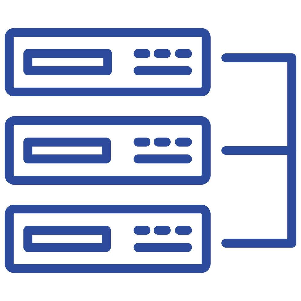 Server Network Vector Icon That Can Easily Modify Or Edit 9679035