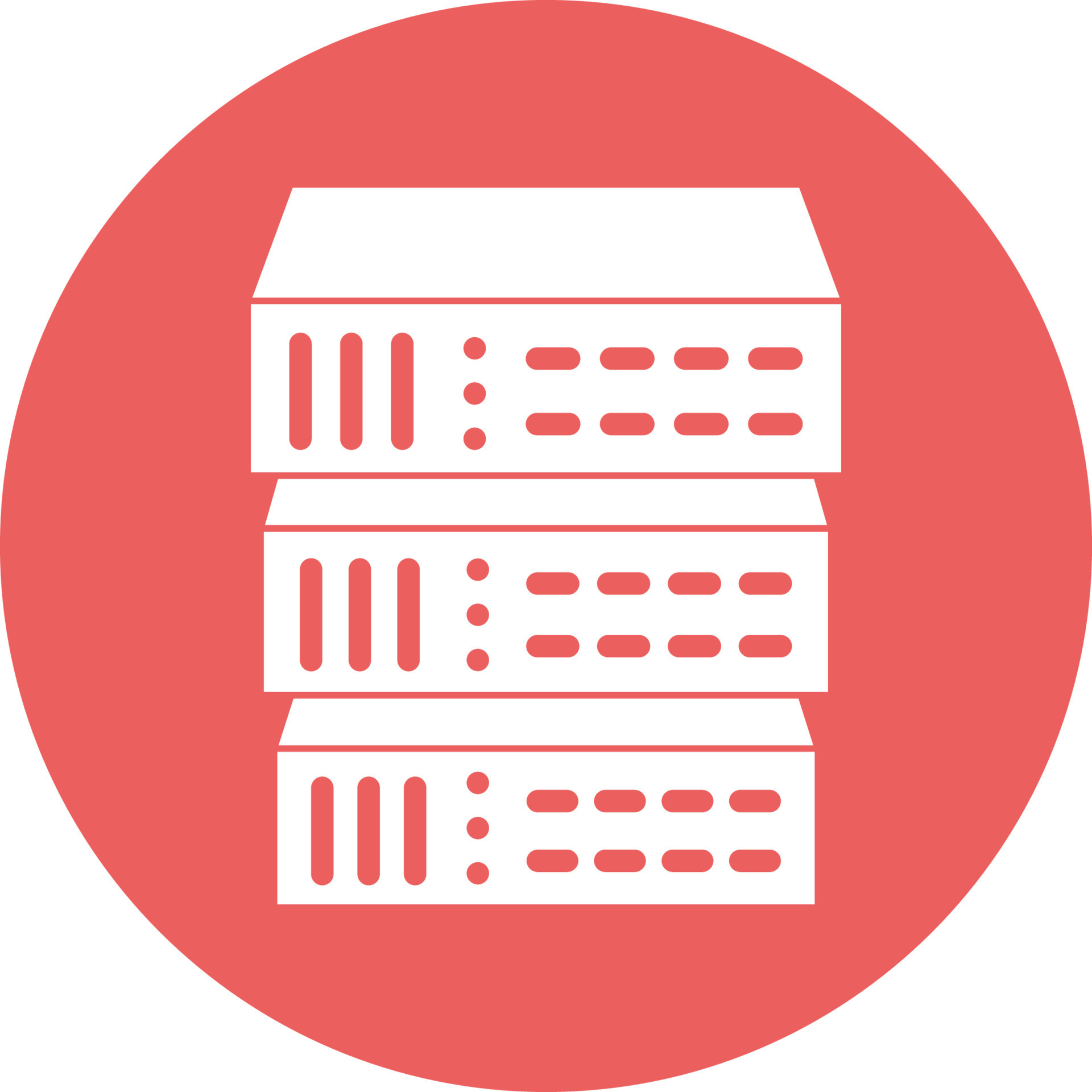 Database Server Vector Icon That Can Easily Modify Or Edit 9679119