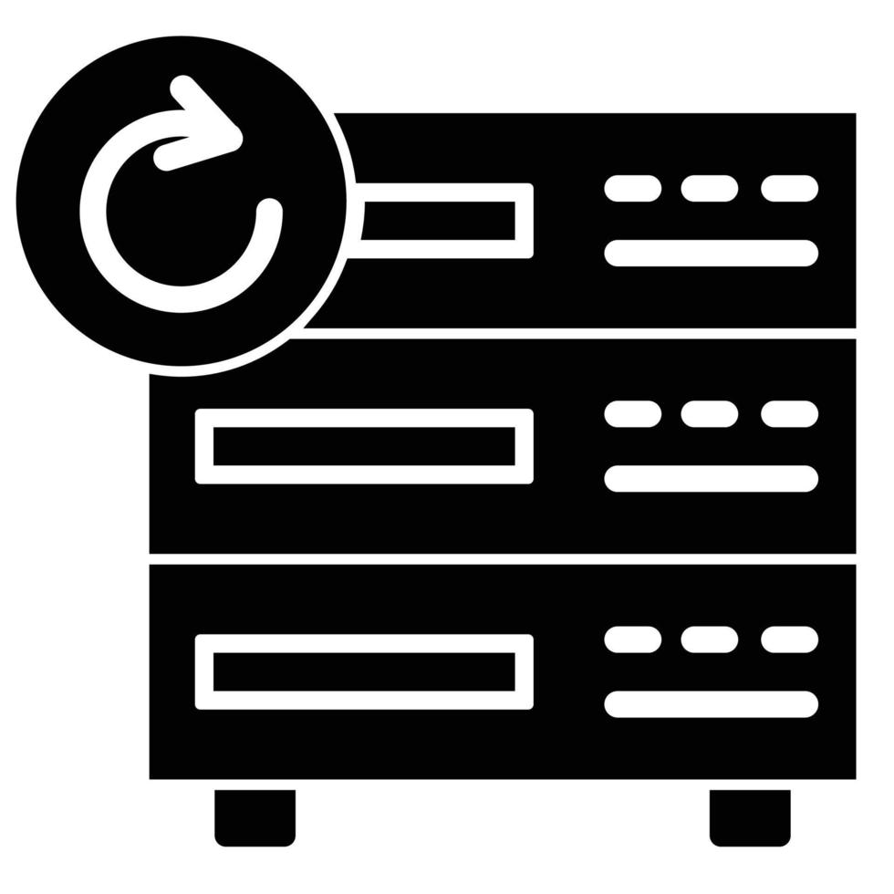 Server Backup Vector Icon That Can Easily Modify Or Edit 9679173 Vector
