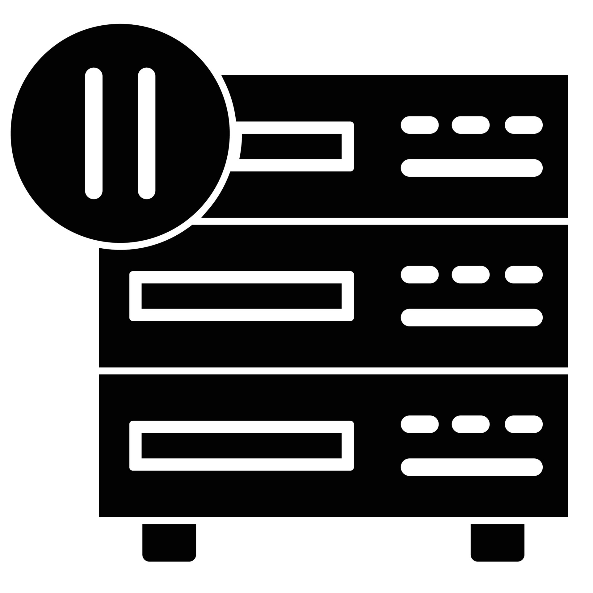 Server Push Vector Icon That Can Easily Modify Or Edit 9679179 Vector
