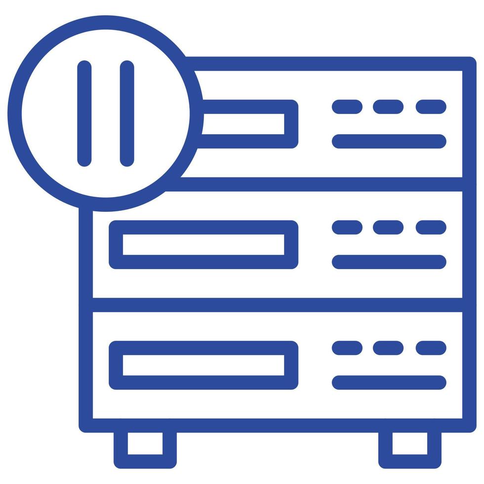 Server Push Vector Icon That Can Easily Modify Or Edit 9679238 Vector