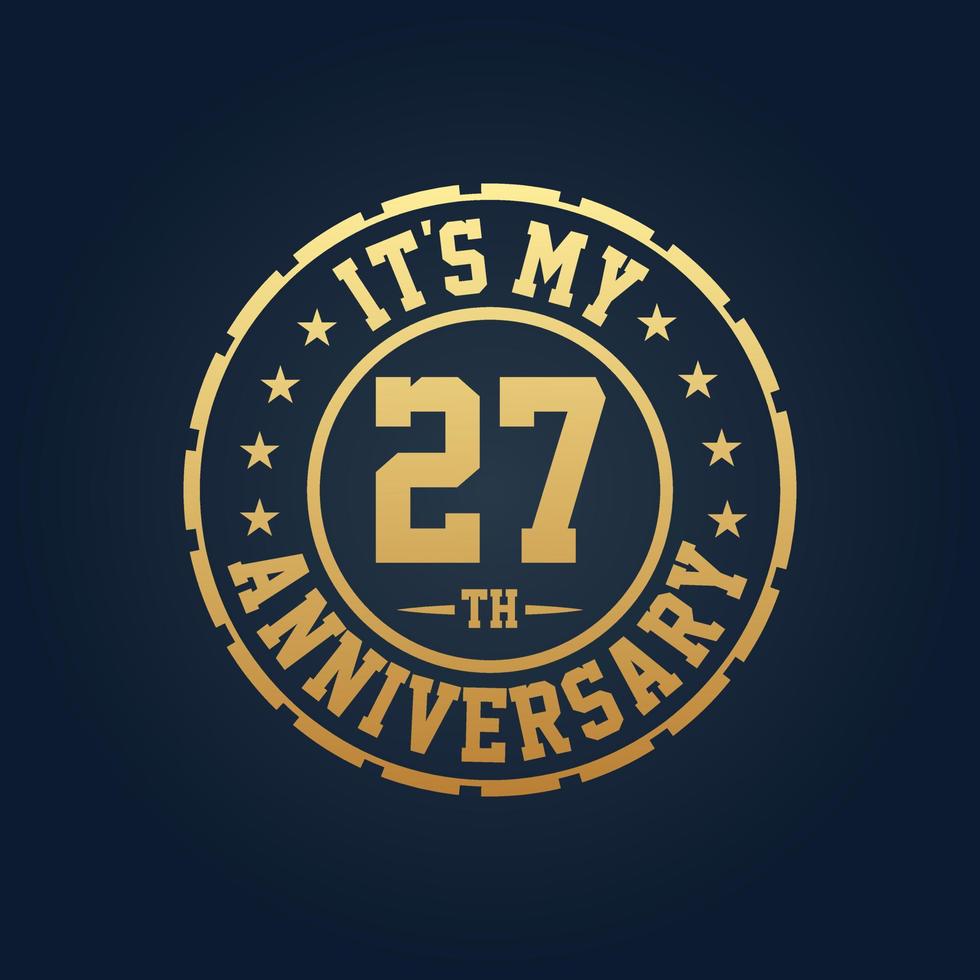 It's my 27th Anniversary, 27th Wedding Anniversary celebration 9681543 ...