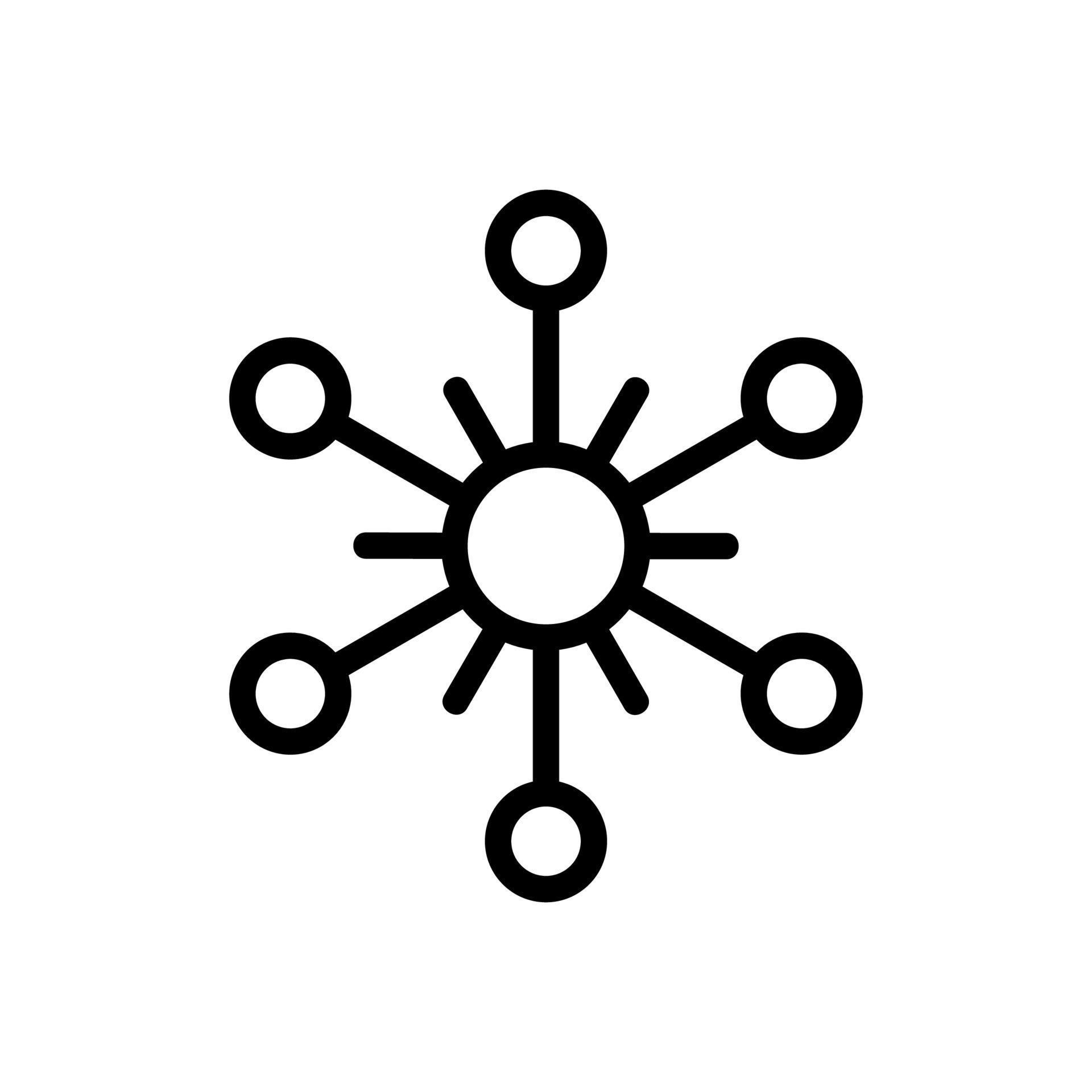 Beautiful snowflake icon vector. Isolated contour symbol illustration 9682961 Vector Art at Vecteezy