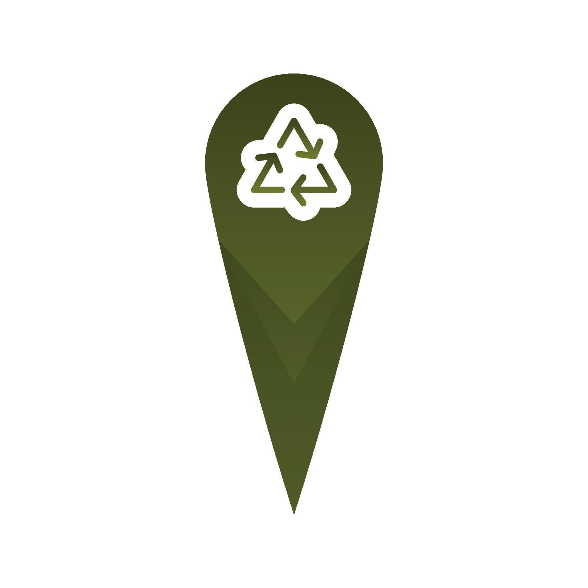 recycle location logo gradient design template icon element 9685204 Vector Art at Vecteezy