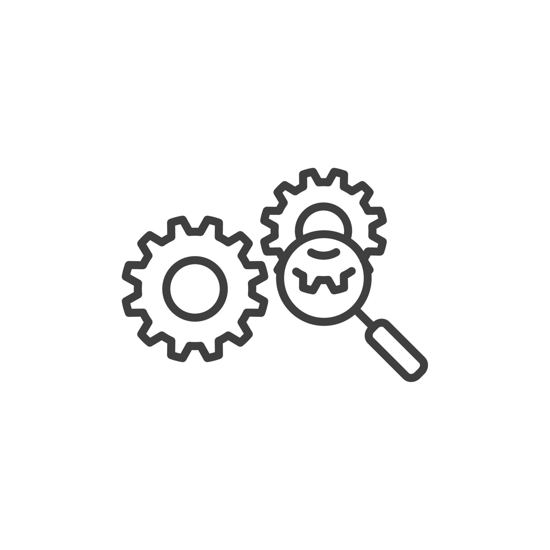 Vector Sign Of The Analysis Symbol Is Isolated On A White Background Analysis Icon Color