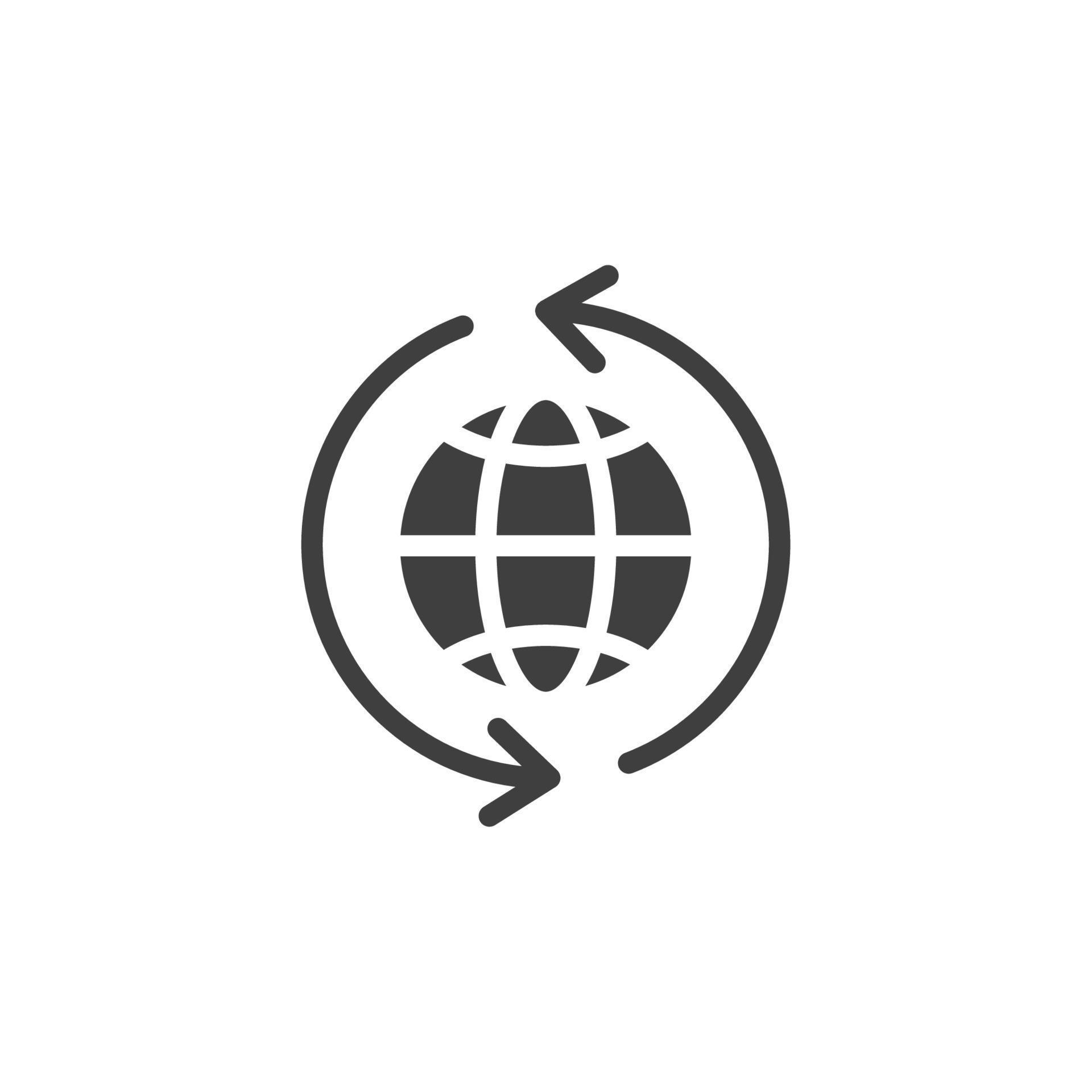 Vector sign of the Language Translation symbol is isolated on a white ...