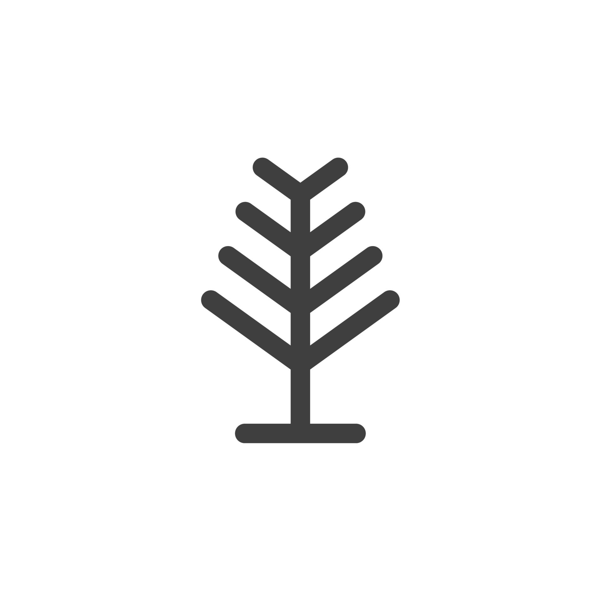 Vector sign of the tree symbol is isolated on a white background. tree ...