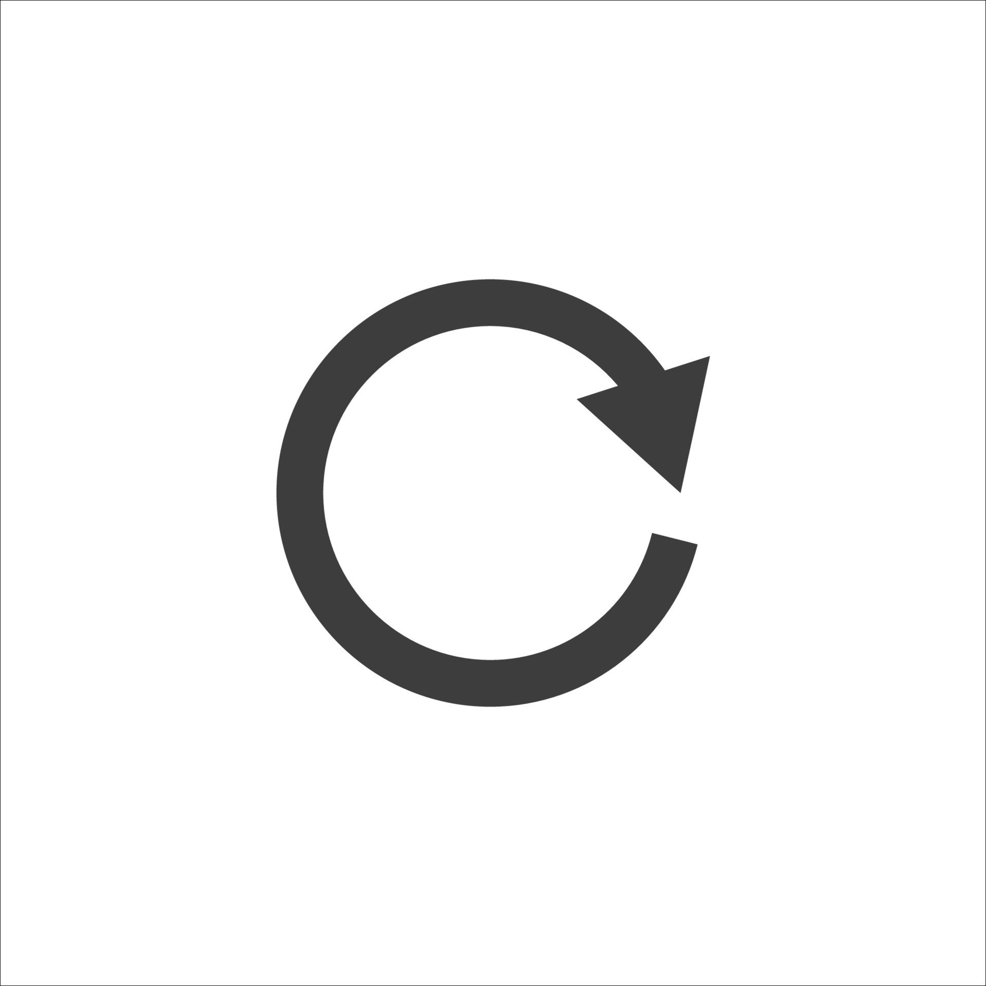 Vector Sign Of The Rotation Symbol Is Isolated On A White Background Rotation Icon Color