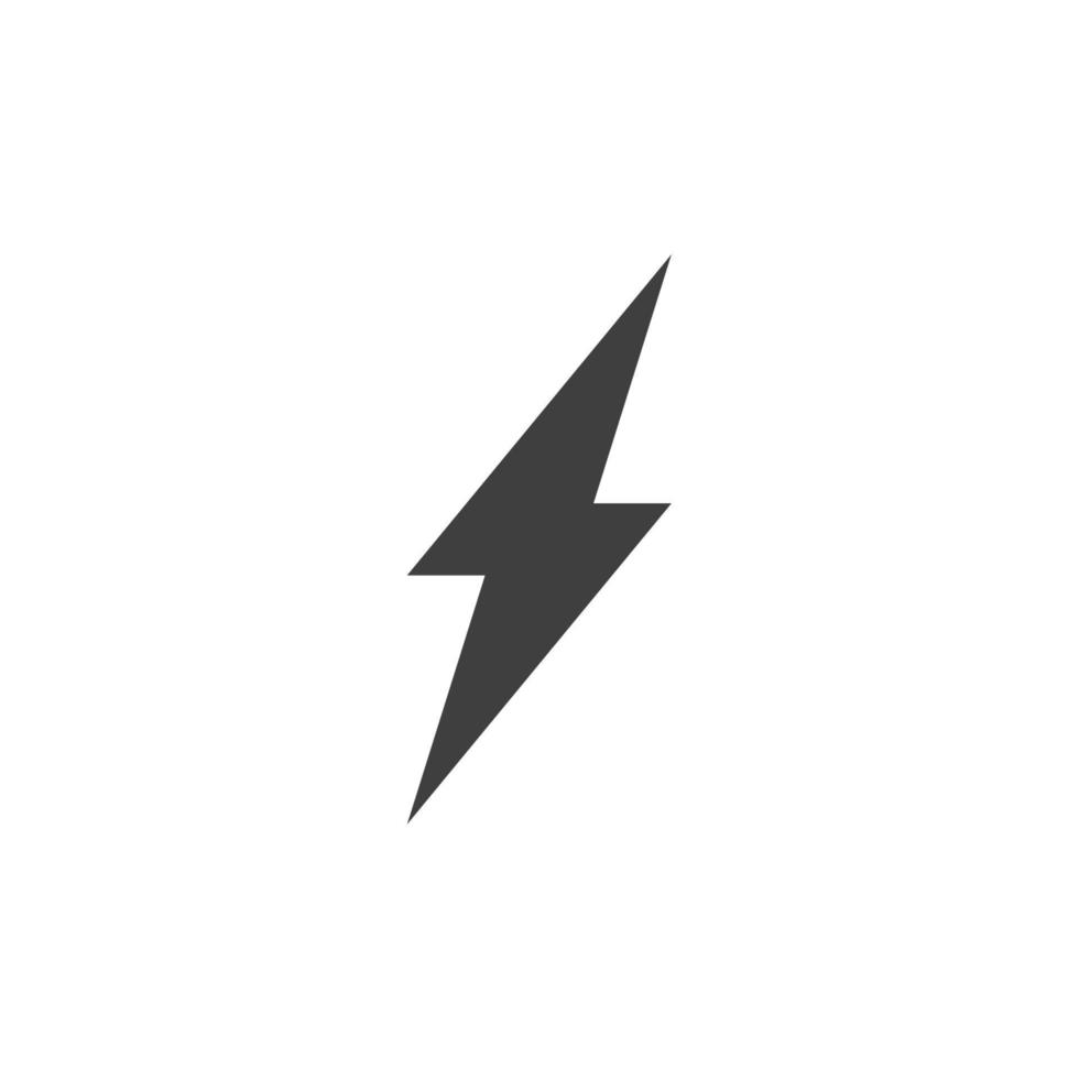 Vector Sign Of The Lightning Symbol Is Isolated On A White Background vector-sign-of-the-lightning-symbol-is-isolated-on-a-white-background