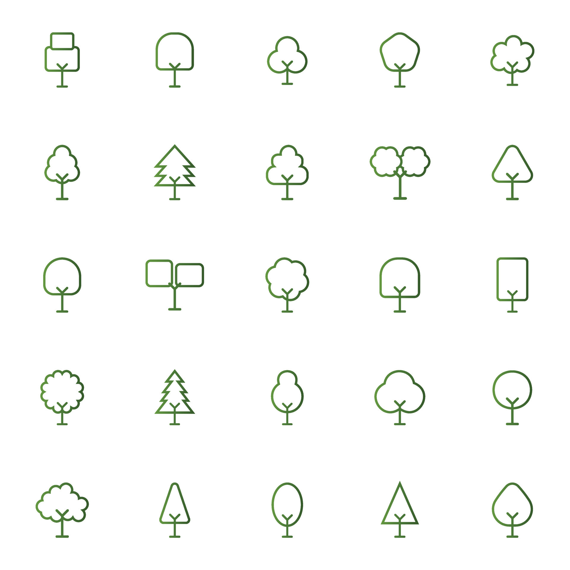 tree vector for website symbol icon presentation 9689417 Vector Art at ...