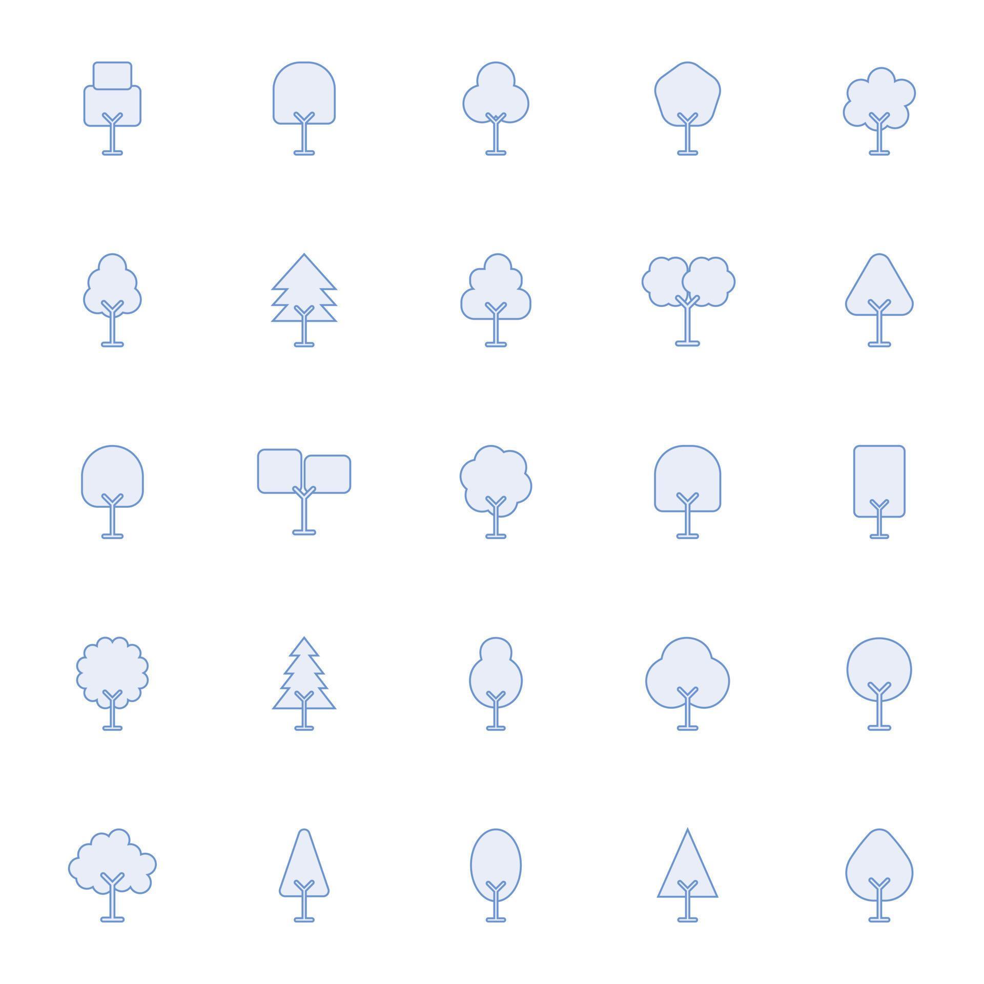 tree vector for website symbol icon presentation 9689478 Vector Art at ...