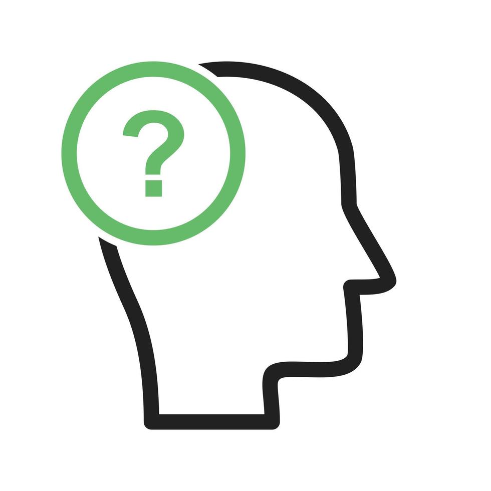 Questioning Skills Line Green and Black Icon 9689762 Vector Art at Vecteezy