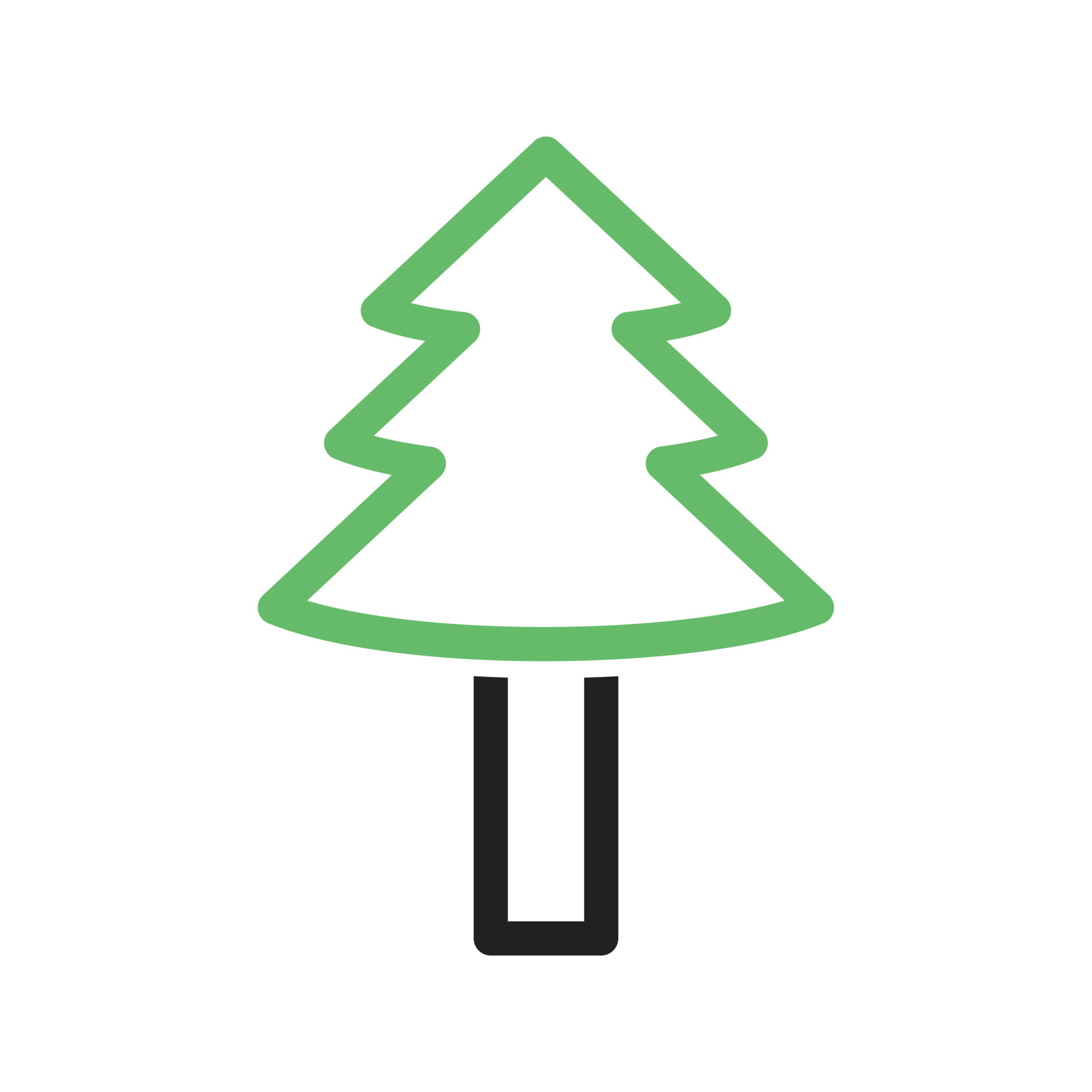 Tree II Line Green and Black Icon 9690849 Vector Art at Vecteezy