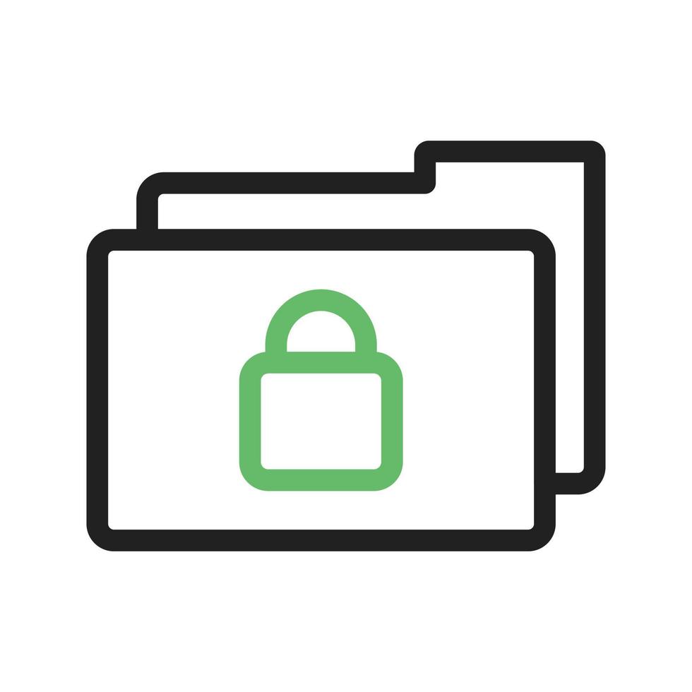 Secret Folder Line Green and Black Icon 9692562 Vector Art at Vecteezy
