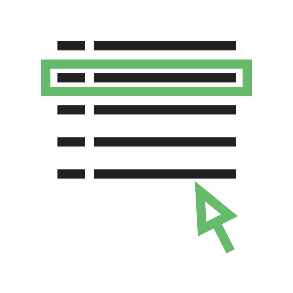 Select File Line Green And Black Icon 9692705 Vector Art At Vecteezy