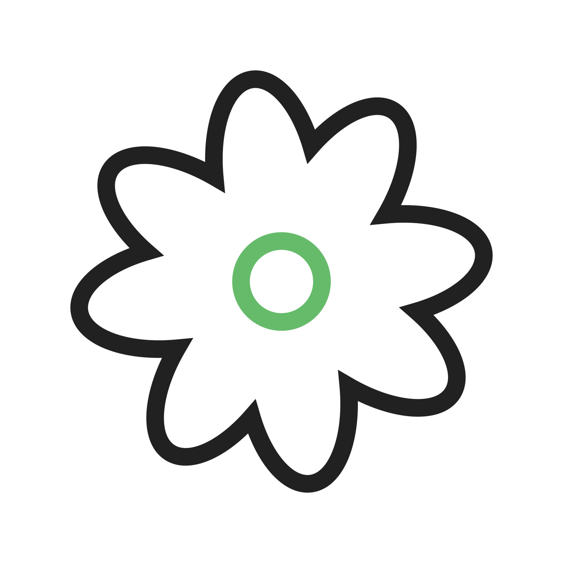 Flower Line Green and Black Icon 9693125 Vector Art at Vecteezy