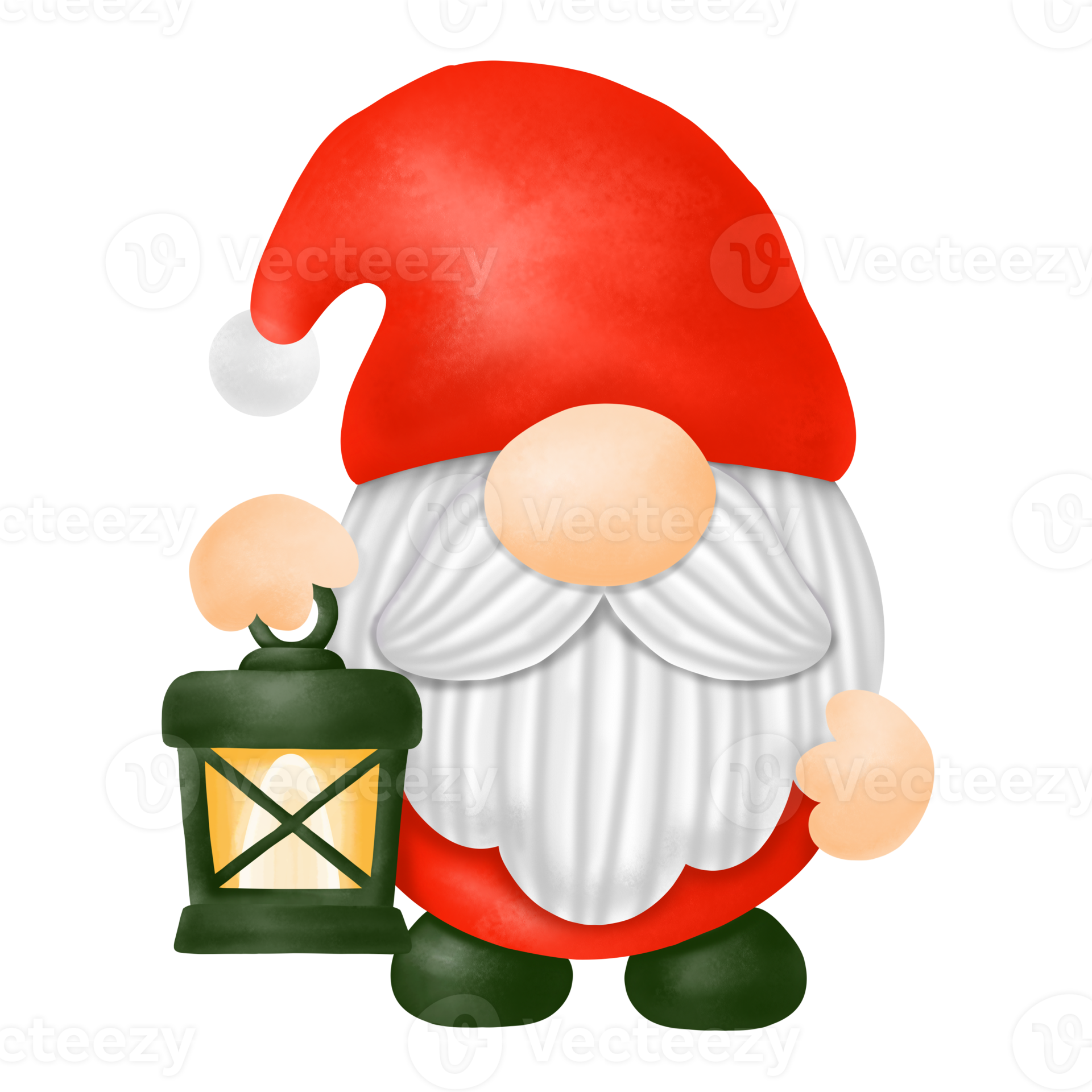 Gnomos Navidad Acuarela Clipart Feliz Navidad Gnomos 9693909 Png