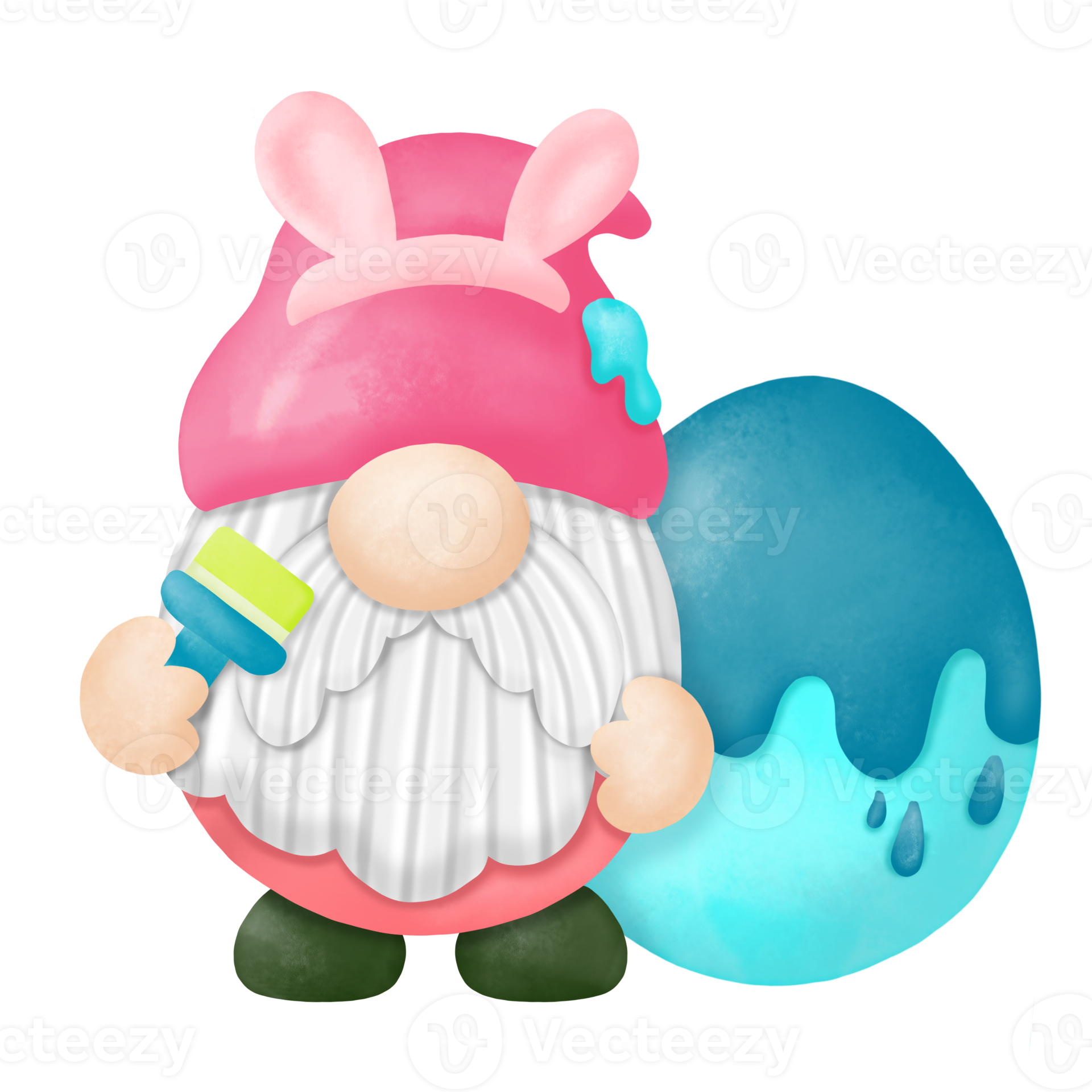 Gnomes Easter Watercolor Clipart 9693930 Png