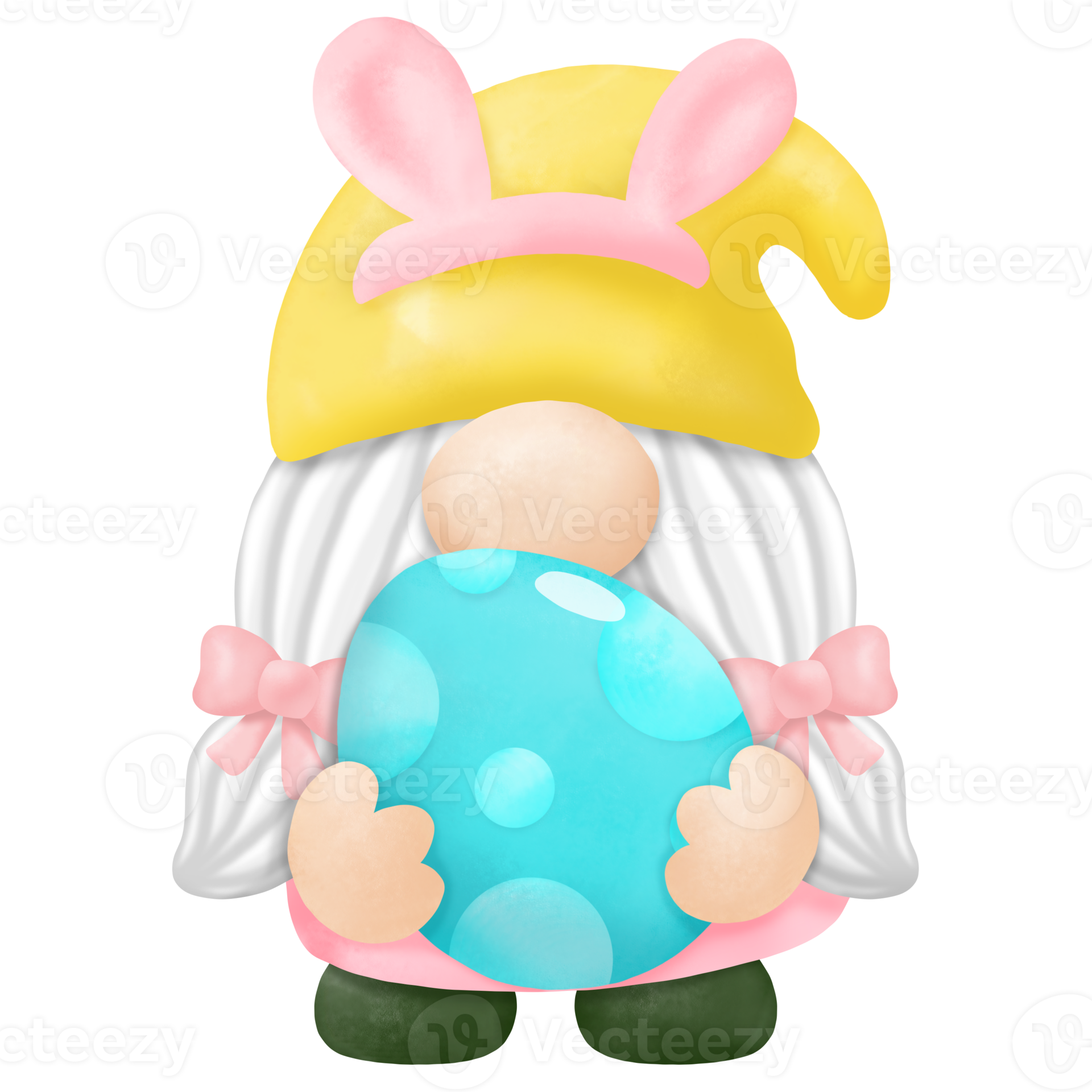 Gnomes Easter Watercolor Clipart 9694134 Png
