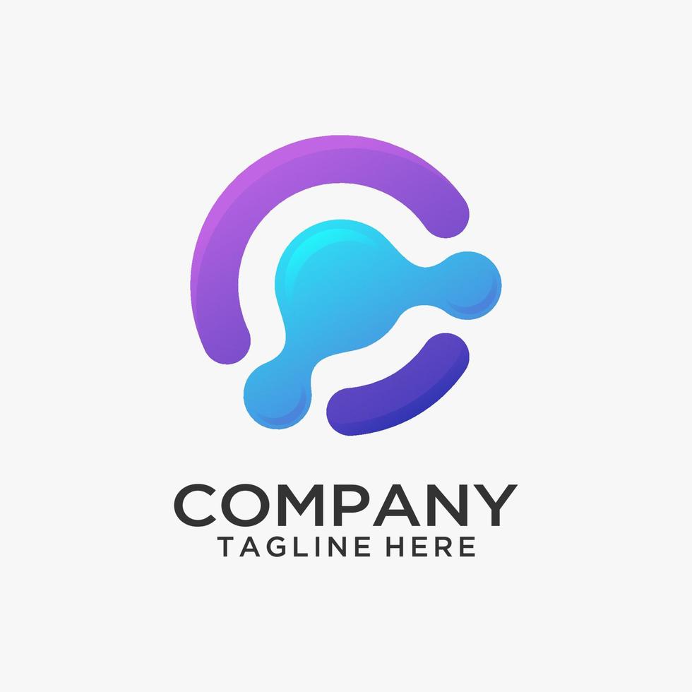 Abstract connect circle logo design 9695479 Vector Art at Vecteezy Abstract connect circle logo design 9695479 Vector Art at Vecteezy