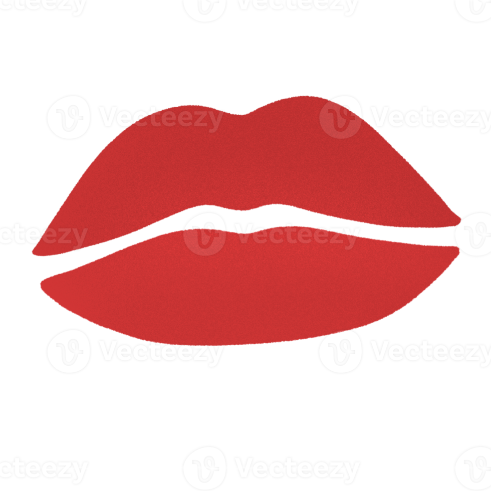 Valentine Red Lips 9695790 Png